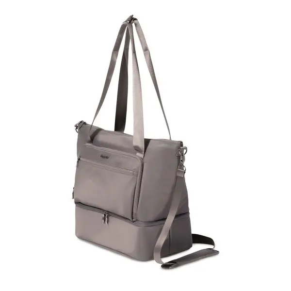 BAGGALLINI Park Ave Overnight Tote Bag - Smoke Twill