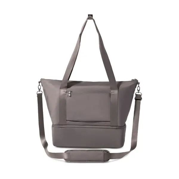 BAGGALLINI Park Ave Overnight Tote Bag - Smoke Twill