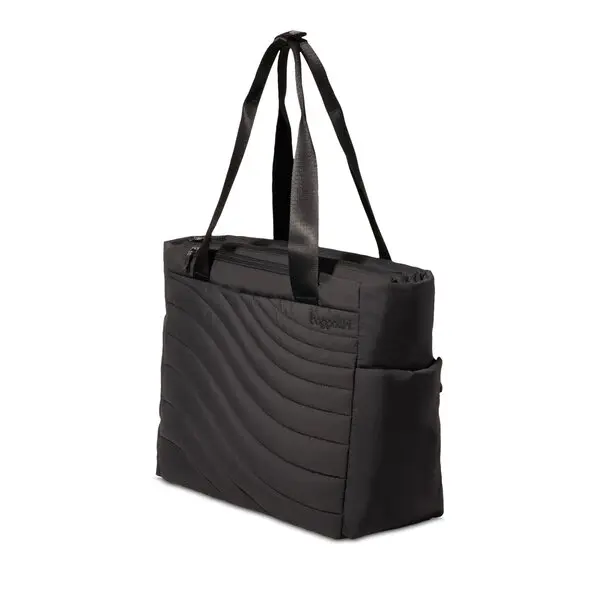 BAGGALLINI Set Wave Tote Bag - Black Wave Puff