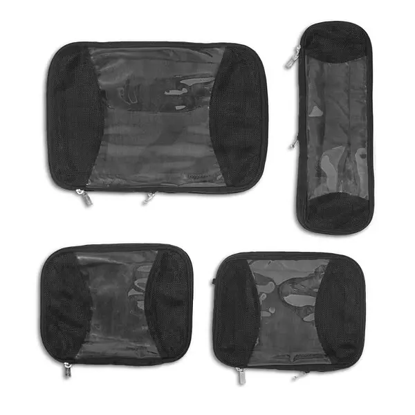 BAGGALLINI 4 Piece Compression Cube Set - Black