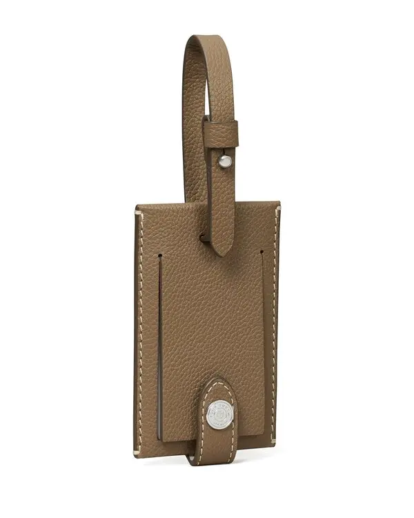 Tory Burch Leather Luggage Tag