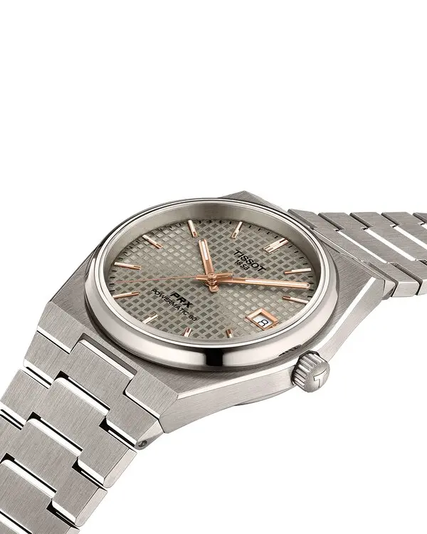 TISSOT Prx Damascus Watch 38mm - Silver/silver