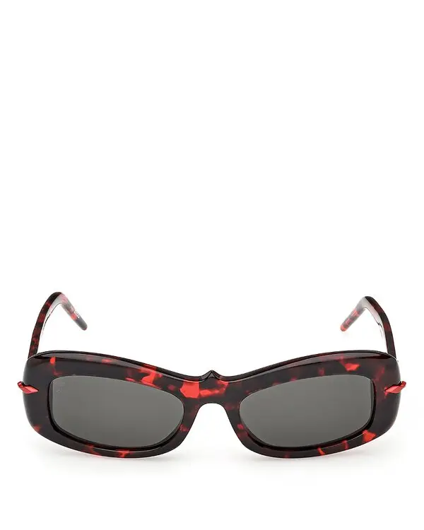 CHRISTIAN LOUBOUTIN Geometric Sunglasses, 52mm - Smoke