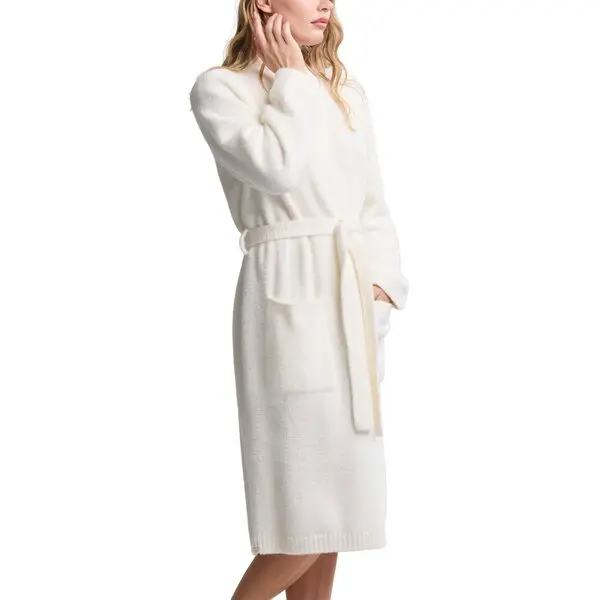 Barefoot Dreams Cozychic Luxe Robe With Rib Detail