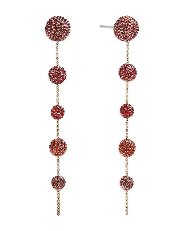 Baublebar Blair Pave Fireball Linear Drop Earrings
