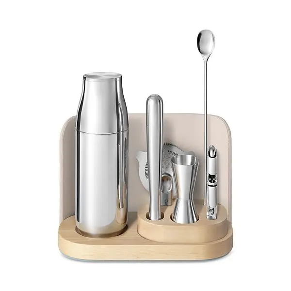 CARAWAY 6 Piece Bar Set With Storage - Cream