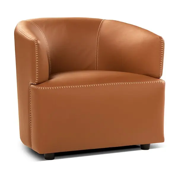 NICOLETTI Leather Corona Chair - Minerva - Cognac