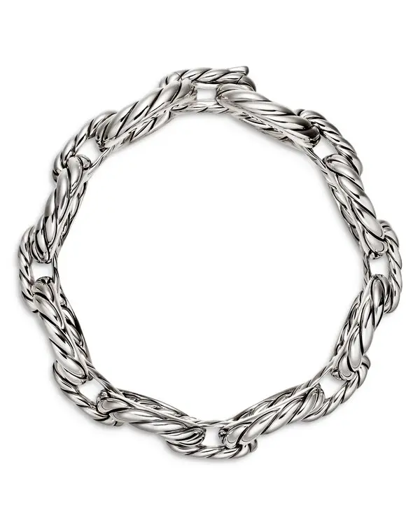 David Yurman Sculpted Cable Oval Link Bracelet