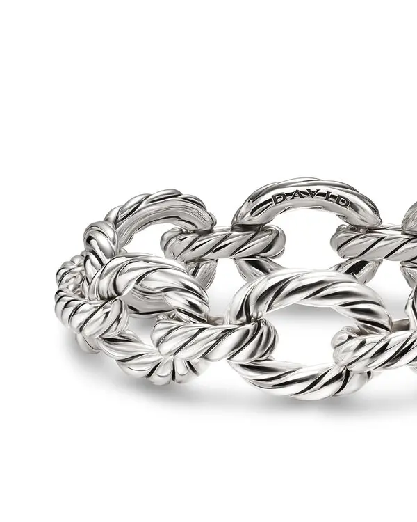 David Yurman Sculpted Cable Oval Link Bracelet