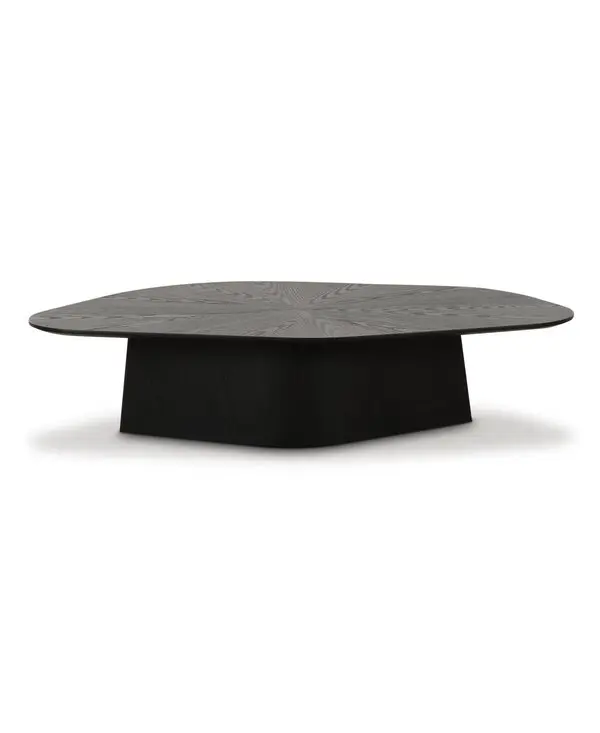 TOV FURNITURE Roche Ash Low Coffee Table - Black