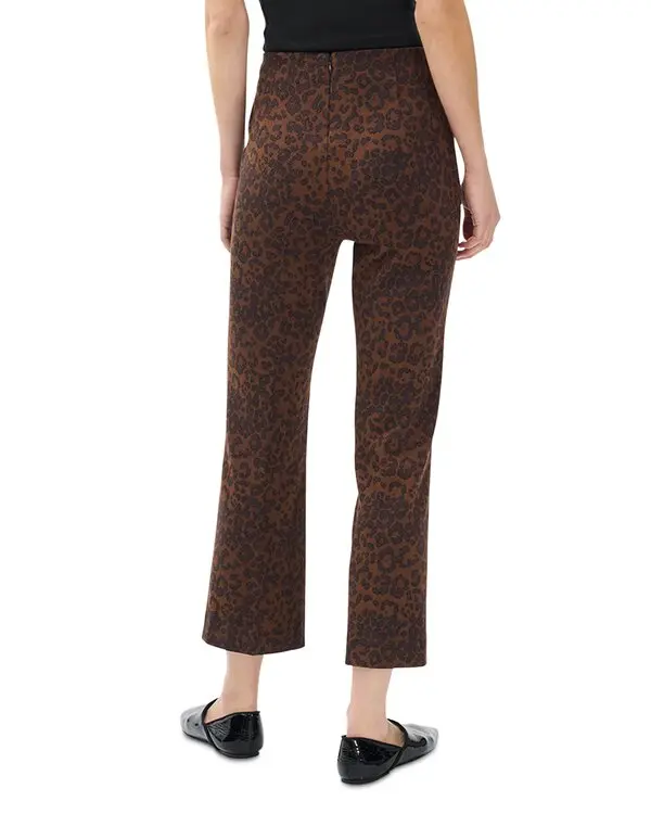 Rag & Bone Irina Ponte Jacquard Pants - Leopard
