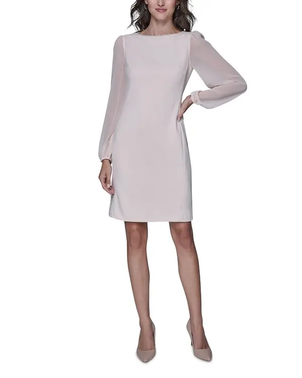 Karl Lagerfeld Paris Scuba Crepe Dress