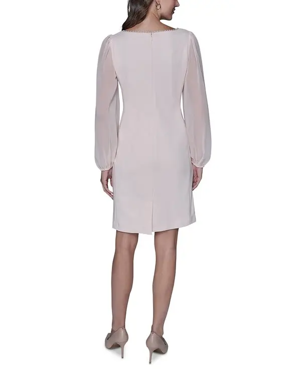 Karl Lagerfeld Paris Scuba Crepe Dress