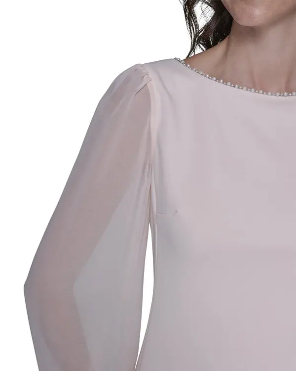 Karl Lagerfeld Paris Scuba Crepe Dress