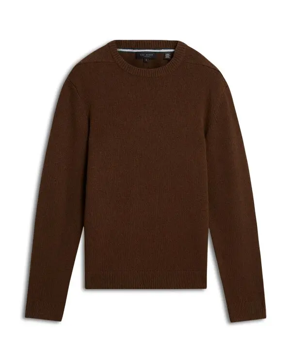 Ted Baker London Relaxed Fit Crewneck Sweater - Dark Brown