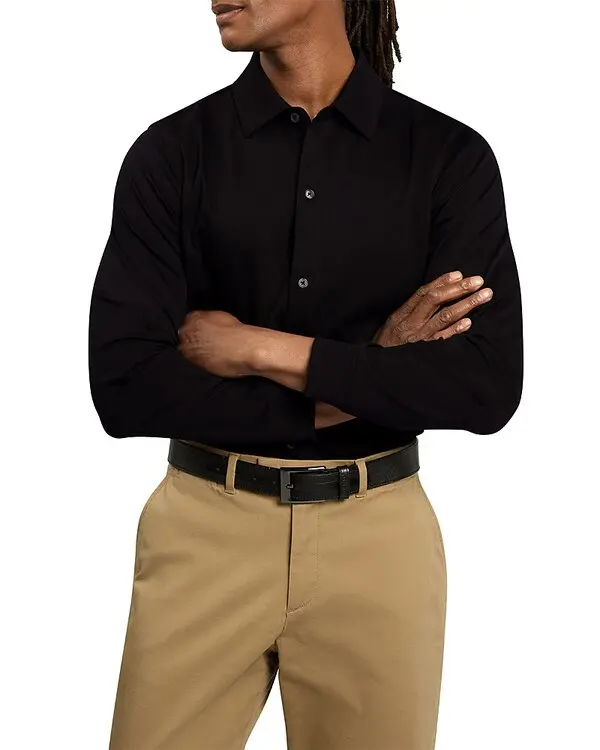 Ted Baker London Quillon Soft Touch Shirt - Black