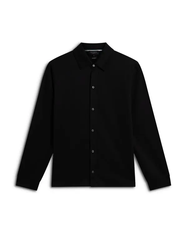 Ted Baker London Quillon Soft Touch Shirt - Black