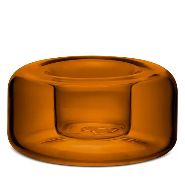 KOSTA BODA Happy Votive Holder - Amber