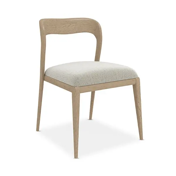 CARACOLE Precipice Upholstered Dining Chair - Ivory