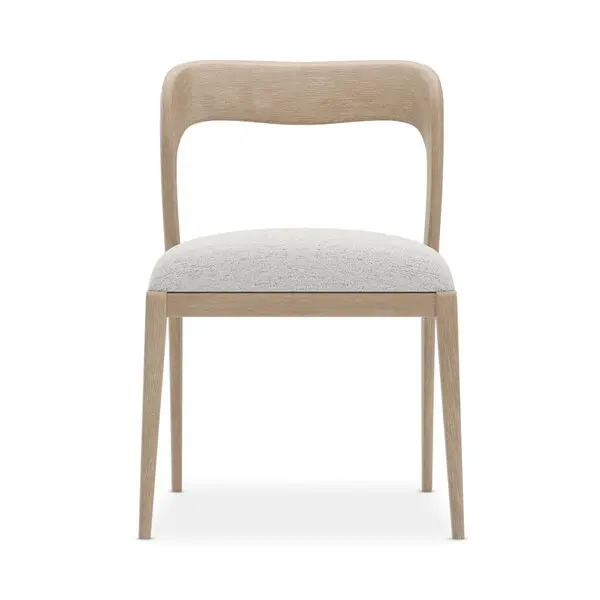 CARACOLE Precipice Upholstered Dining Chair - Ivory