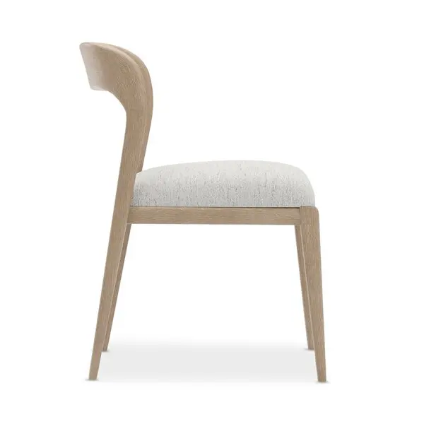 CARACOLE Precipice Upholstered Dining Chair - Ivory