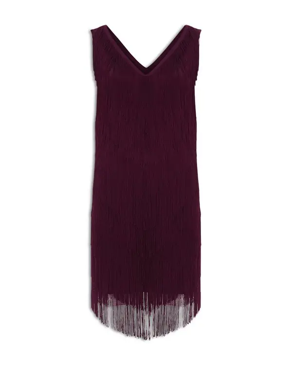 PHASE EIGHT Fringe Mini Dress
