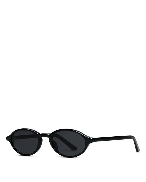 Chimi Lex Oval 50mm Sunglasses - Black