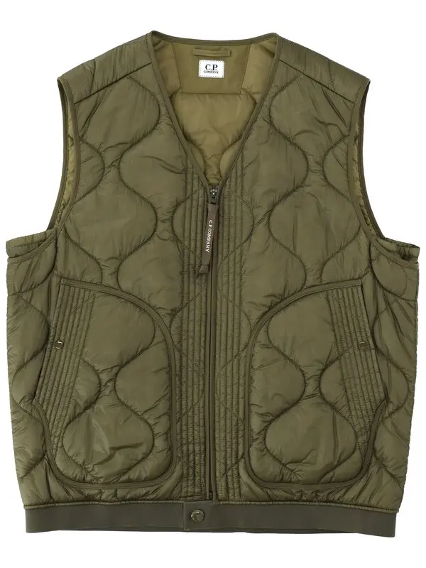 C.P. COMPANY Padded Vest - Military Green