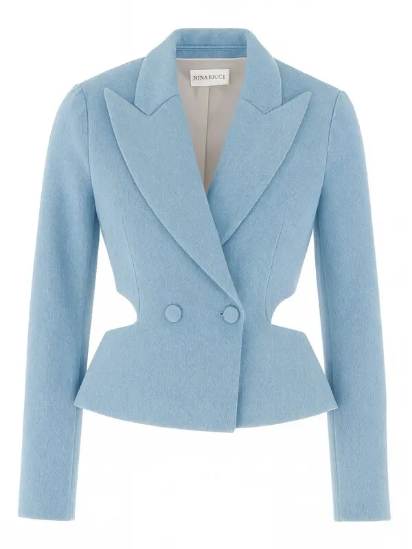 Nina Ricci Jacket With Cut-out - Blue