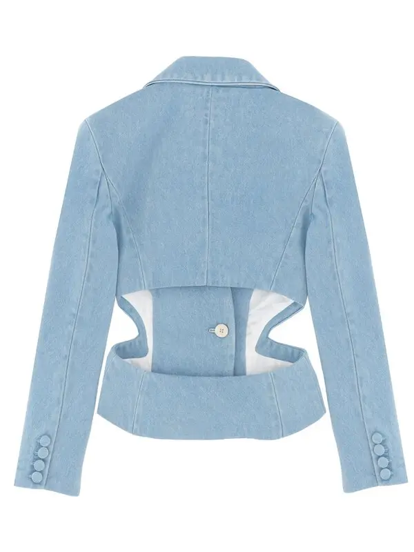 Nina Ricci Jacket With Cut-out - Blue
