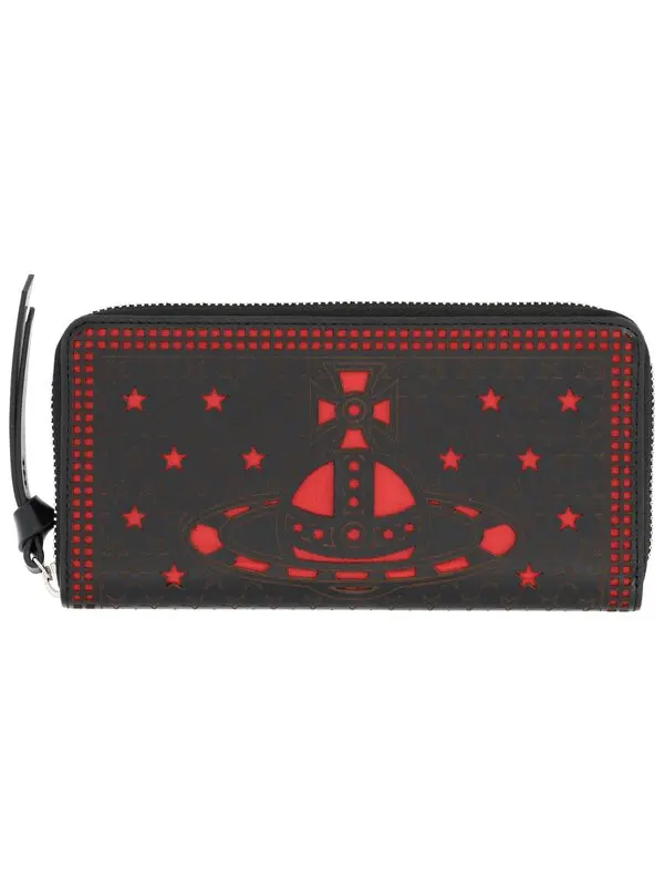 VIVIENNE WESTWOOD Leather Wallet - Black