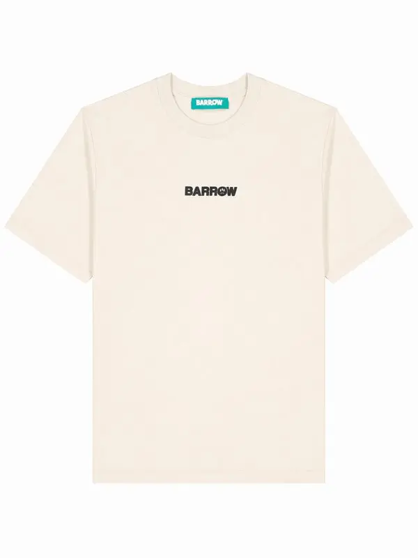 BARROW Printed T-shirt - Ivory