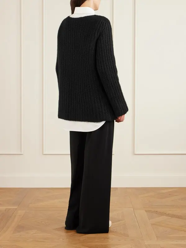THE ROW Mirr Ribbed Cashmere Sweater