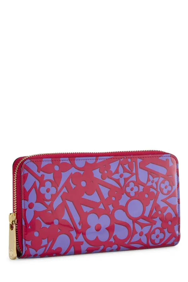 LOUIS VUITTON Sweet Monogram Vernis Zippy Continental Wallet - Red
