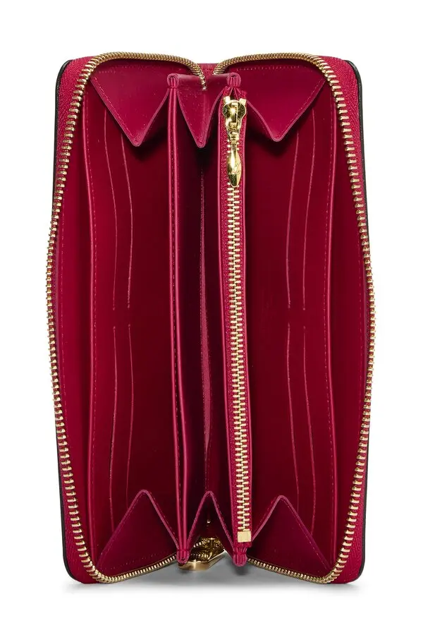 LOUIS VUITTON Sweet Monogram Vernis Zippy Continental Wallet - Red
