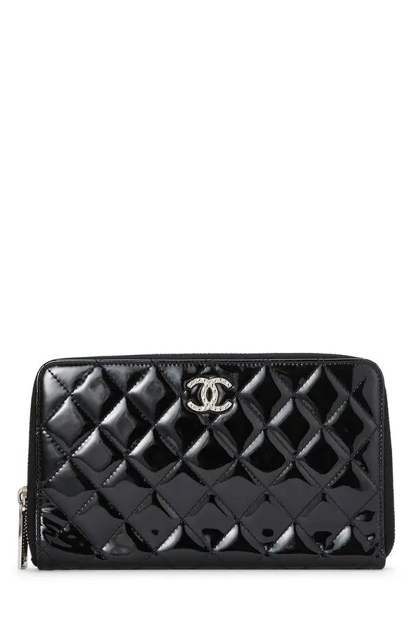 Chanel Patent Brilliant Wallet - Black