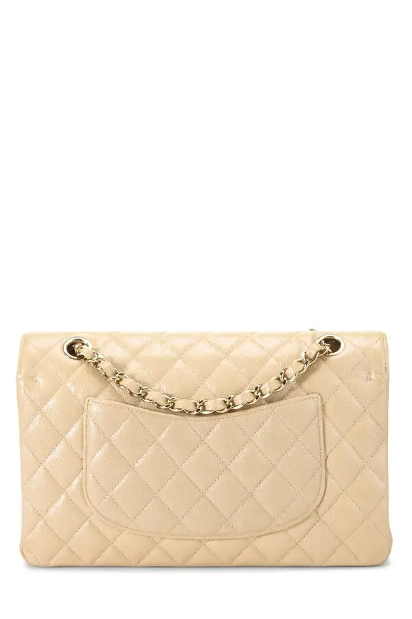 Chanel Iridescent Quilted Caviar Classic Double Flap Medium