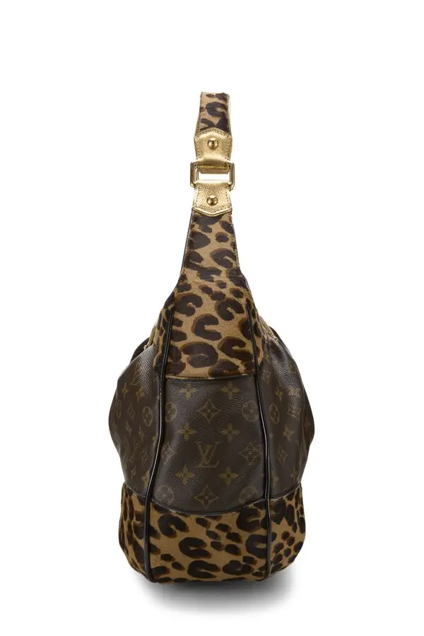 LOUIS VUITTON Leopard Monogram Canvas Boley