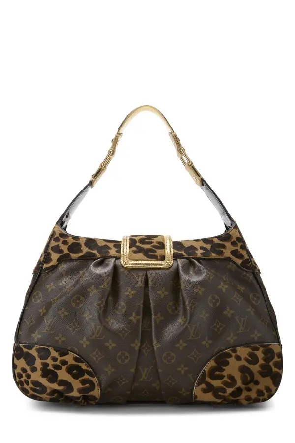 LOUIS VUITTON Leopard Monogram Canvas Boley