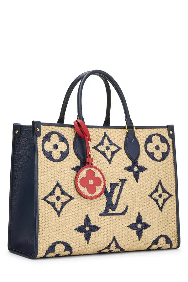 LOUIS VUITTON Raffia On The Go Tote