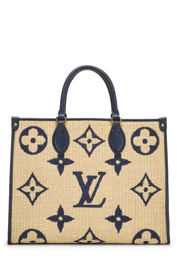 LOUIS VUITTON Raffia On The Go Tote