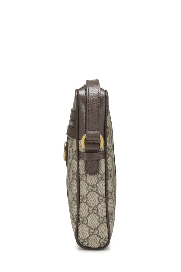 Gucci Gg Supreme Ophidia Messenger Bag - Brown