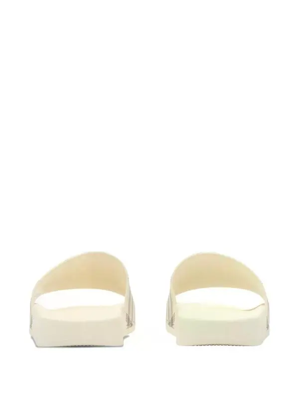 Burberry Check Slides - Neutrals