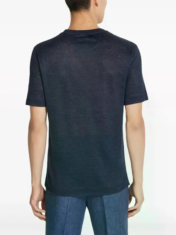 Zegna Fine-knit Linen T-shirt