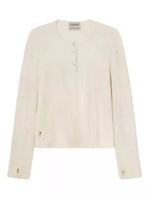 Carrera Eyewear Henley Buttoned Sweater