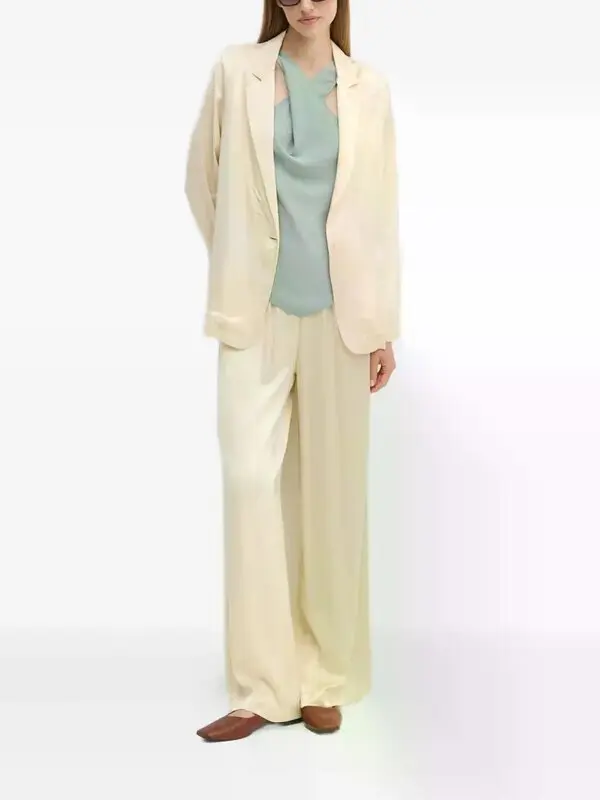 BENETTON Lapel Collar Single-breasted Blazer