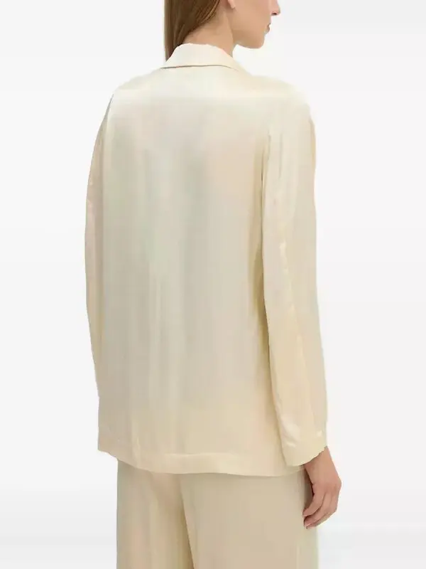 BENETTON Lapel Collar Single-breasted Blazer