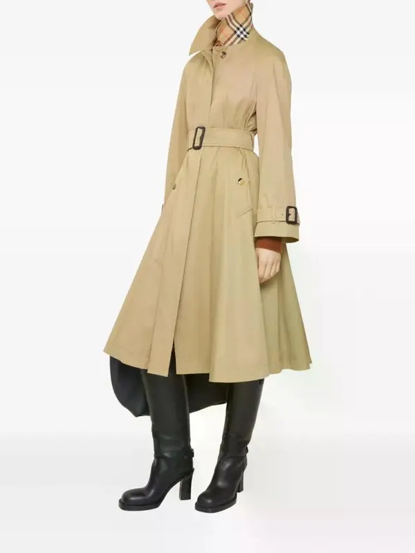 Burberry Belted Gabardine Car Coat