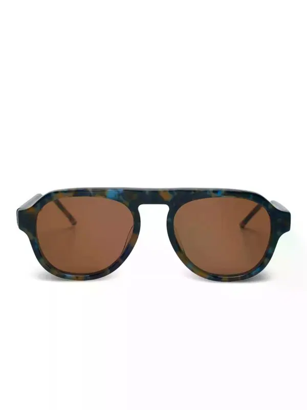 Thom Browne Pilot-frame Sunglasses - Blue