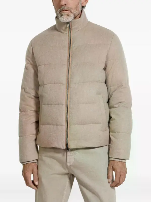 Zegna Oasi Quilted Cashmere Jacket
